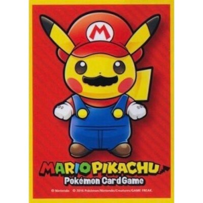 1 sleeve Mario Pikachu | Pokémon Center Japan Exclusive Special Box ...