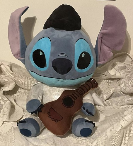 Disney Elvis Stitch 16" Hug Me Vibrating Plush stuffed animal Kidrobot ...