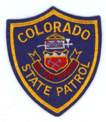 COLORADO CO STATE PATROL NICE SHOULDER PATCH SHERIFF POLICE | eBay