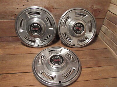 Vintage 1960's CHEVROLET CHEVY CHEVELLE SS HUBCAPS WHEEL COVERS 14" | eBay