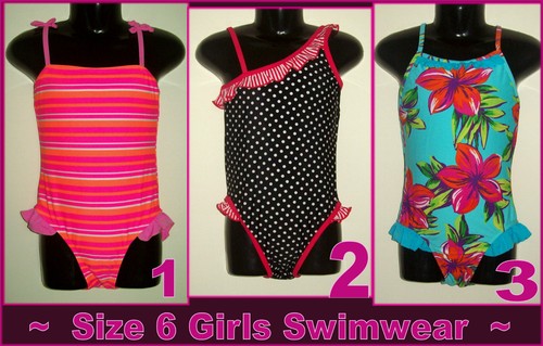 GIRLS TOGS Sz 6 - Stunning 1pc SWIMWEAR BATHERS - COSSIE - Choose a ...