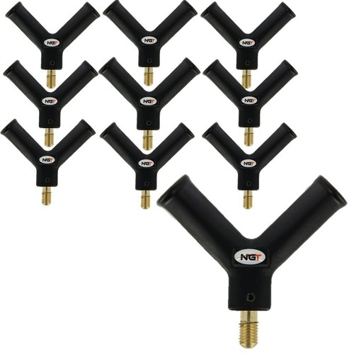 10 X LANDING NET BLACK ALLOY METAL V SPARE SPREADER BLOCK CARP FISHING ...