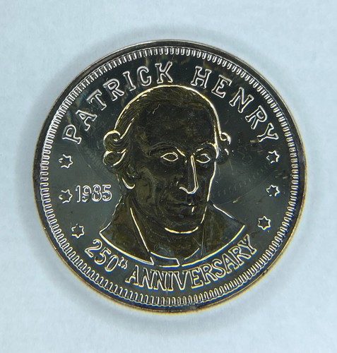 1985 Patrick Henry 250th Anni Double Eagle Commem Gold Gilded Coin | eBay