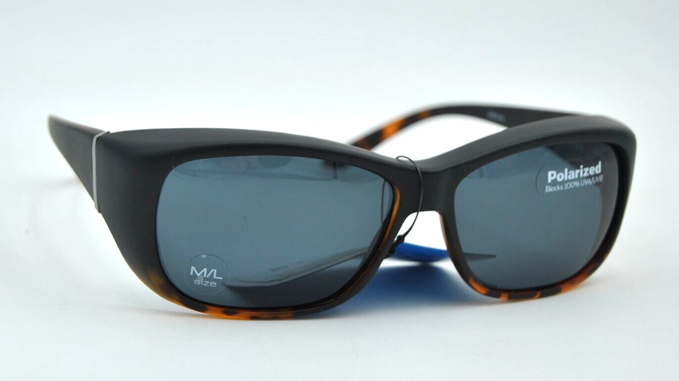 Solar Shield Fits Over SS FO-018 BLK/TOR SMK BAR POLARIZED Sunglasses ...