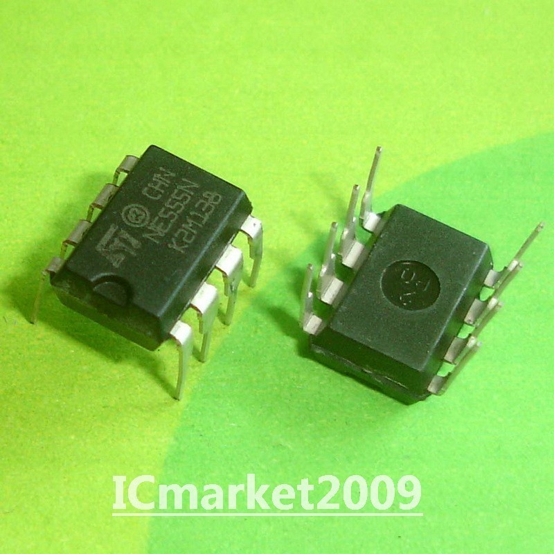 100 PCS NE555N DIP-8 NE555 NE555 555 General Purpose Single Bipolar ...