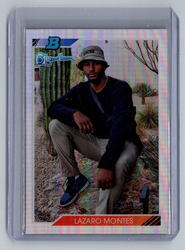 2023 Bowmans Best (Randy Johnson Var) Lázaro Montes Seattle Mariners ...