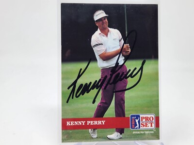 1992 Pro Set PGA Tour #12 Kenny Perry Signed Auto COA BUF | eBay