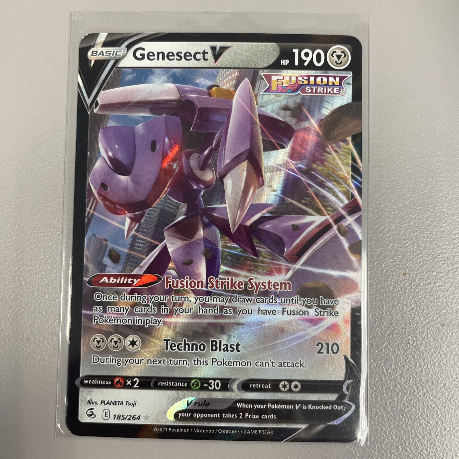 Genesect V 185/264 Ultra Rare Comes in Top Loader Near Mint | eBay