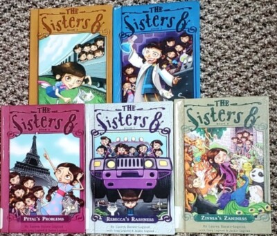 Sisters Eight Lot of 5 Books~4,5,6,7,8~Hardcover~Ex-library~Adventure ...