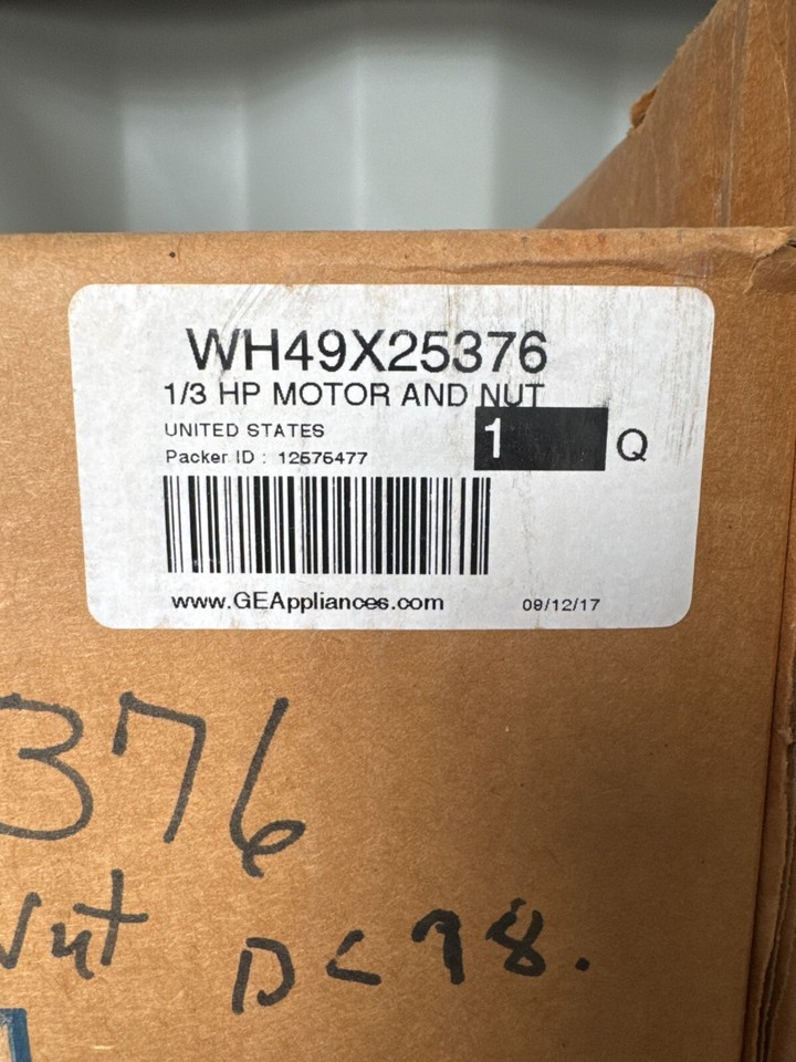 Genuine OEM GE WH49X25376 Washing Machine Drive Motor | eBay