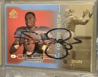 Kevin Dyson 1998 SP Authentic Rookie Signed Autograph AUTO RC #/2000 ...