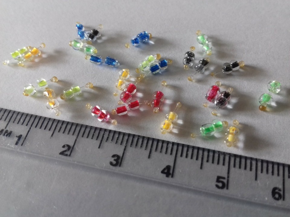 Damsel eyes - fly tying eyes (50pair-50pieces) | eBay