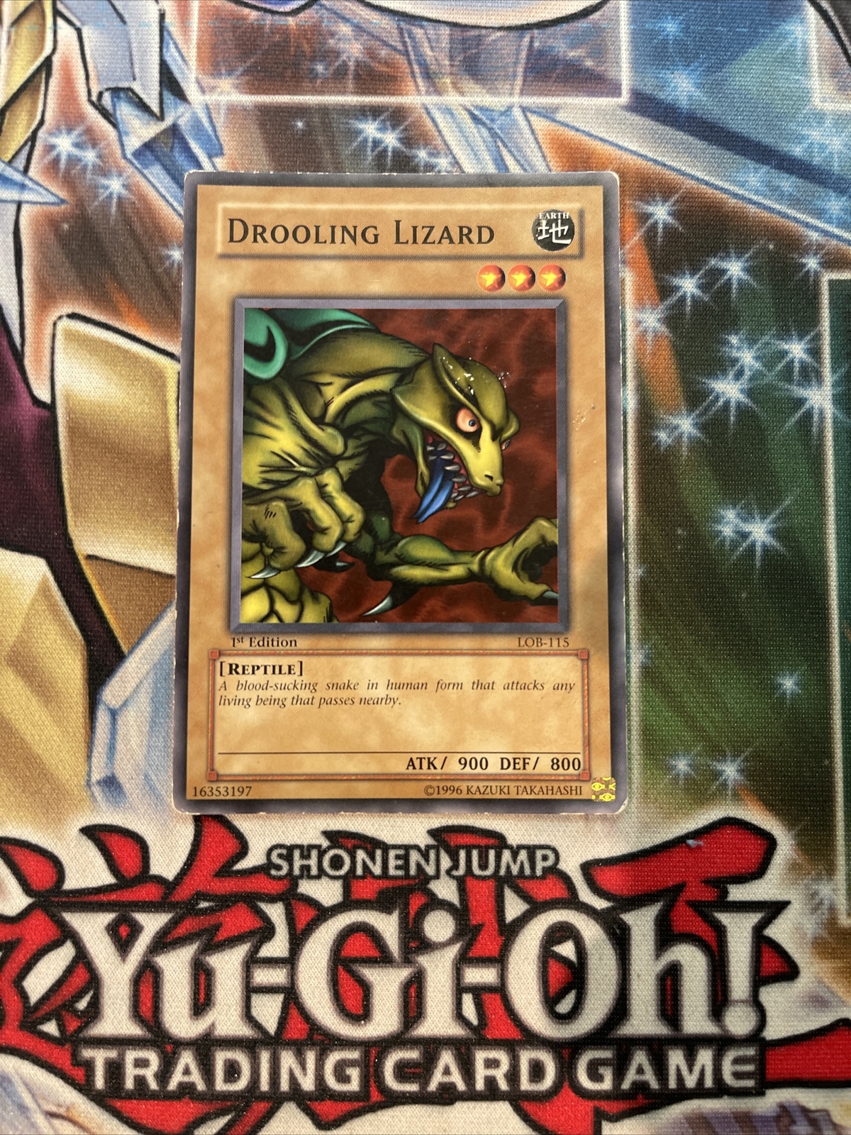 Yu-Gi-Oh DROOLING LIZARD 1st Edition LOB-115 HP | eBay