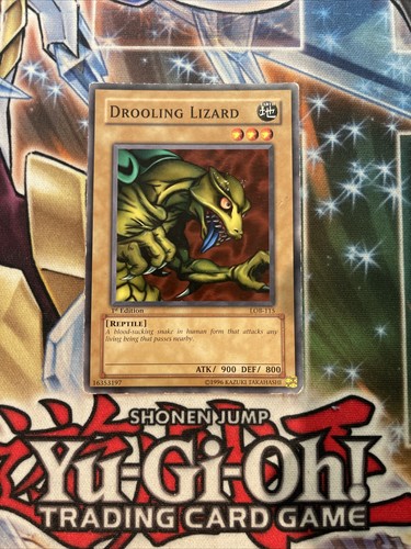Yu-Gi-Oh DROOLING LIZARD 1st Edition LOB-115 HP | eBay