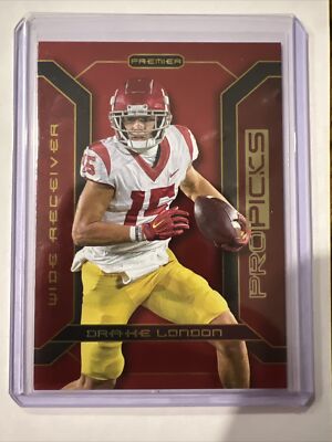 2022 Pro Picks Red Drake London Rookie Atlanta Falcons #PP-30 | eBay
