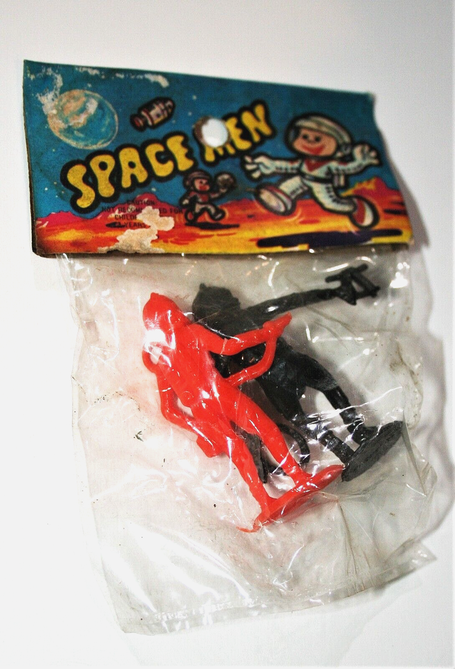 Dime Store Toy Plastic Space Men Astronaut Play Set 1970s NOS New MIB ...