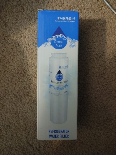 New Sealed Denali Pure Refrigerator Replacement Water Filter WF-UKF8001 ...