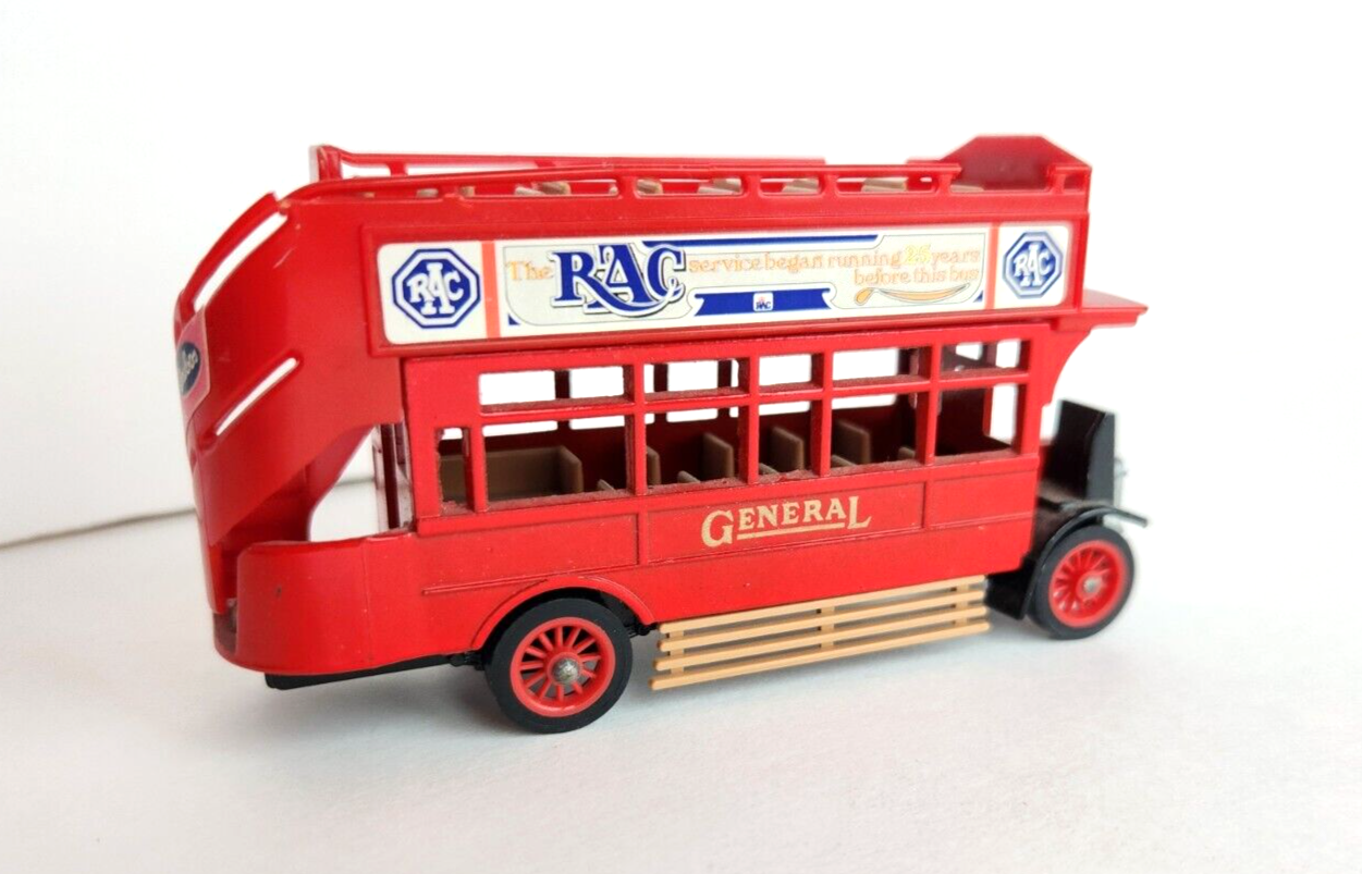 Matchbox/Lesney Models of Yesteryear Open Top Double Decker General Bus ...