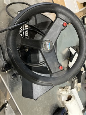 Thrustmaster Grand Prix 1 Racing Wheel PC Gameport Vintage Simulator ...