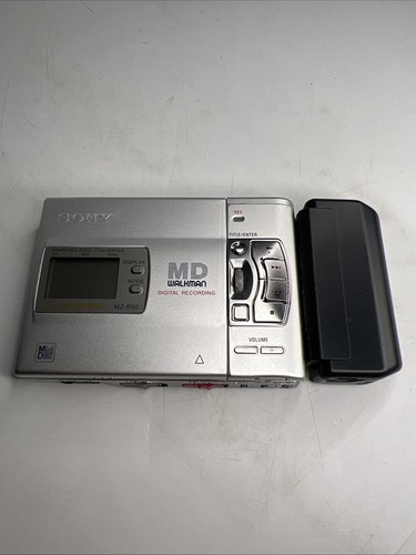 Sony MZ-R50 Walkman MiniDisc Portable Recorder Player Working With ...