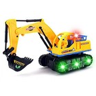 Kids Super Builders Excavator Batt. Opp. Bump & Go With Flashing Lights ...