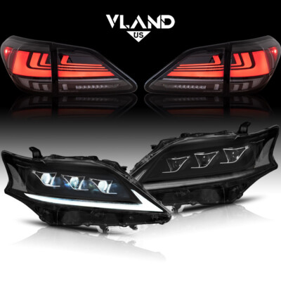 For 2013-2015 Lexus RX 350 450H FULL LED Headlights+Clear Tail Light W ...