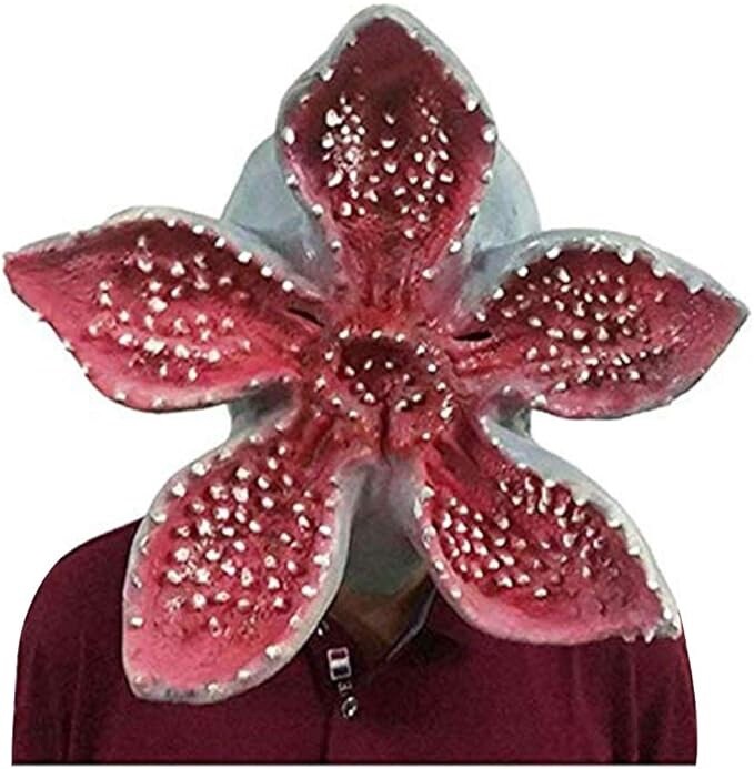 Stranger Things Demogorgon Halloween Monster Mask Latex Cosplay Costume ...