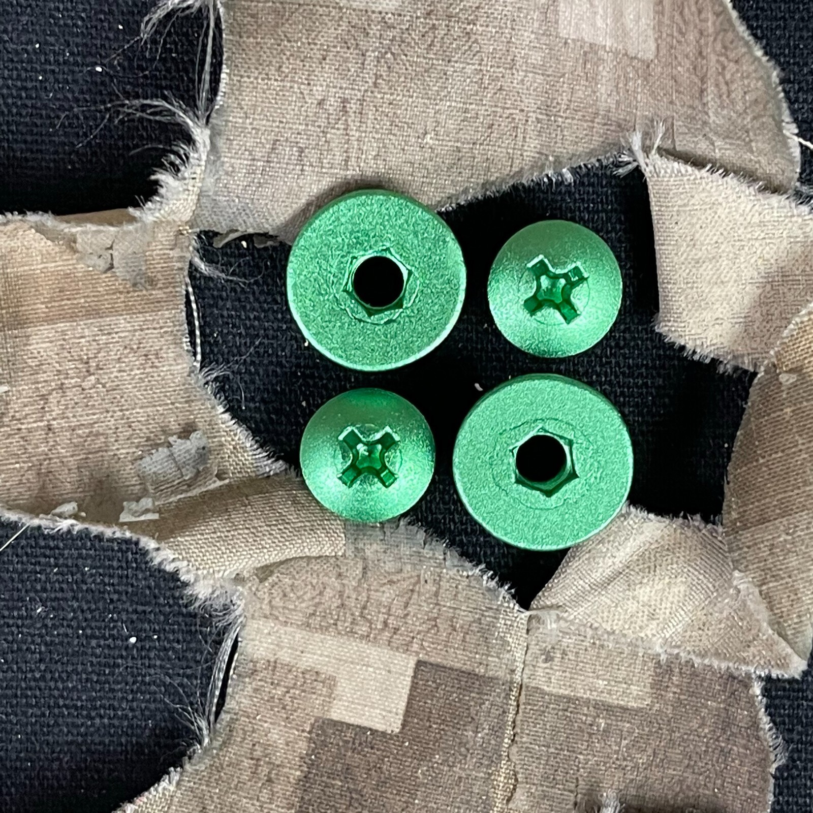 NEW JT Anodized Aluminum Rivet Kit - 1 Complete Goggle Set - Green | eBay