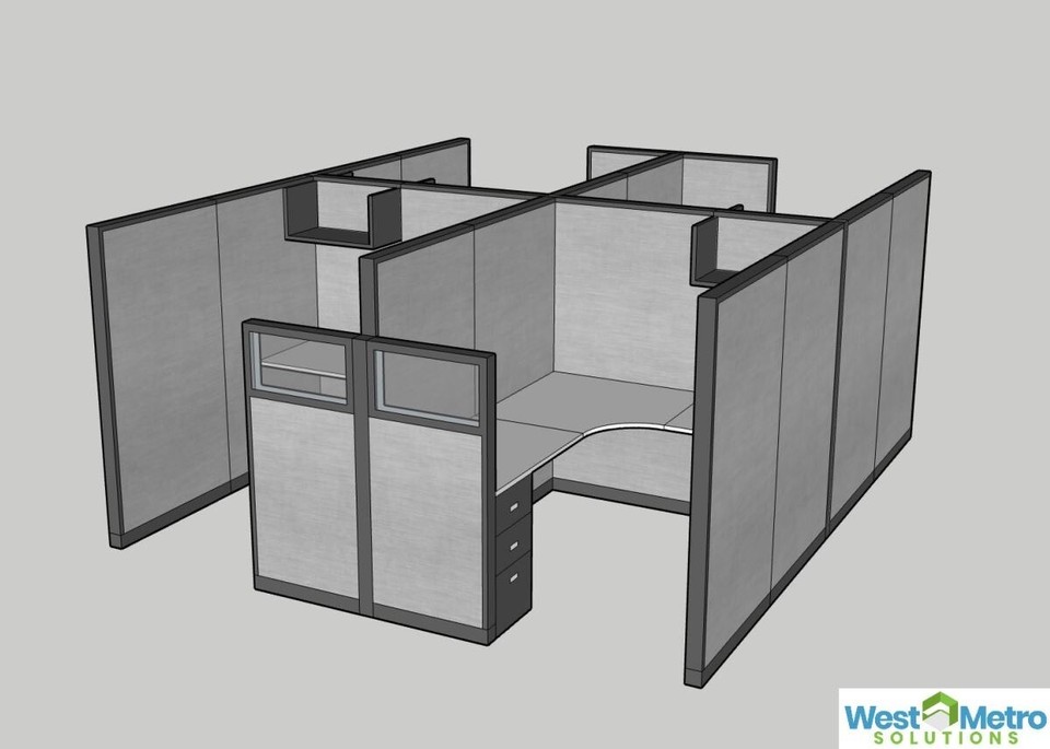 Herman Miller AO2 Office Cubicles Workstations | eBay