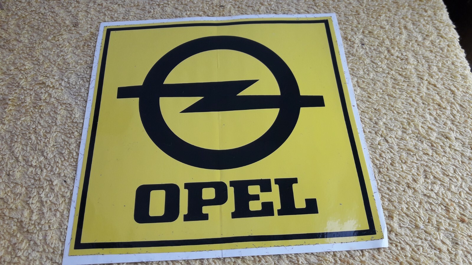 Vintage autocollant Opel Ancienne voiture Oldtimer retro 15 cm x 15 cm ...