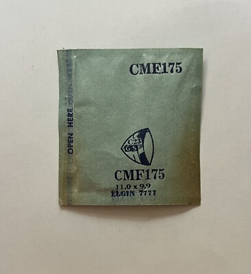 Vintage Rare Elgin Elvis #7777 Direct Read Acrylic Watch Crystal Jump ...