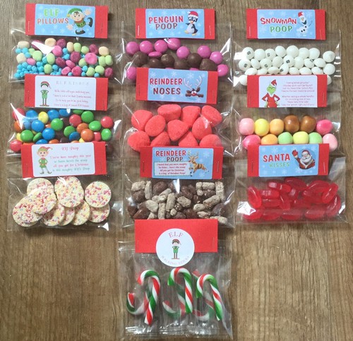 Novelty Christmas Sweets~ Elf Kisses ~Xmas Eve Box ~ Reindeer Food ...