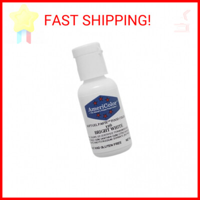 Food Coloring AmeriColor - Bright White Soft Gel Paste, .75 Ounce | eBay