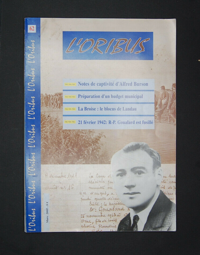 L’ORIBUS N°62 – mars 2005, notes de captivité d'Alfred Burson | eBay