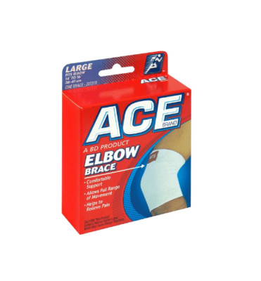 Large Elbow Brace Protection Compression Elastic Arm Support Arm ...