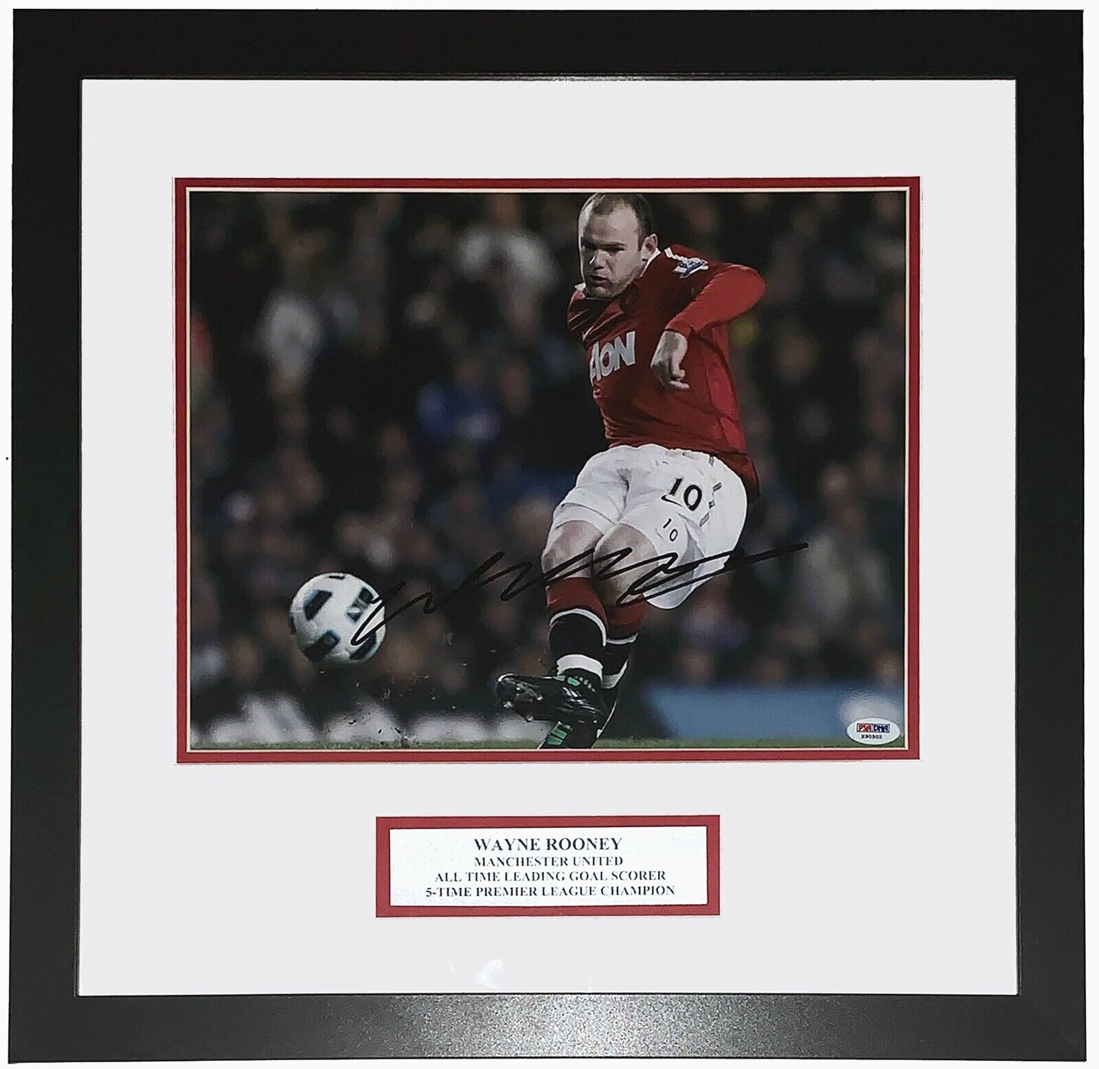 Wayne Rooney Autographed Memorabilia | Signed Photo, Jersey ...