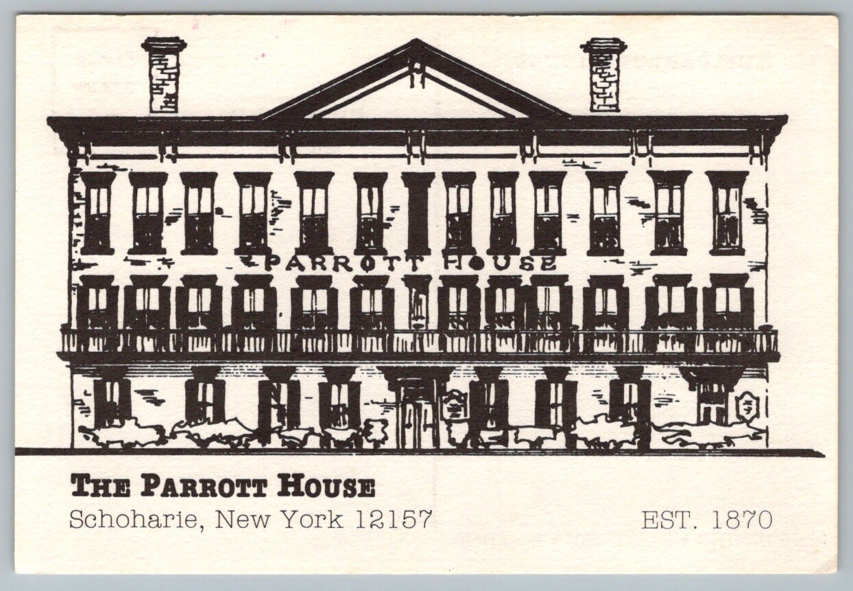Postcard Schoharie New York The Parrott House Inn | eBay