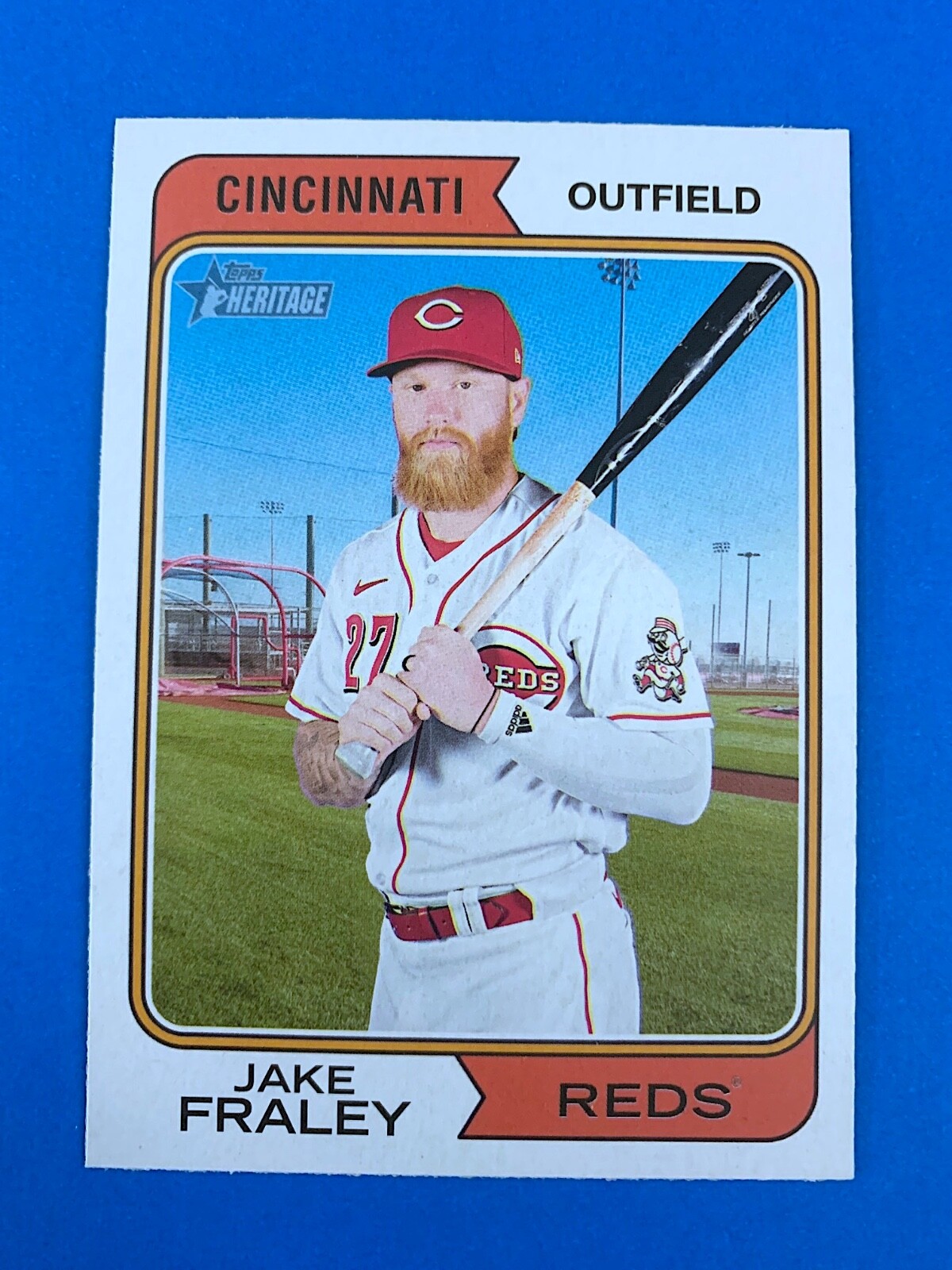 2023 Topps Heritage Baseball #231 Jake Fraley *Cincinnati Reds* | eBay