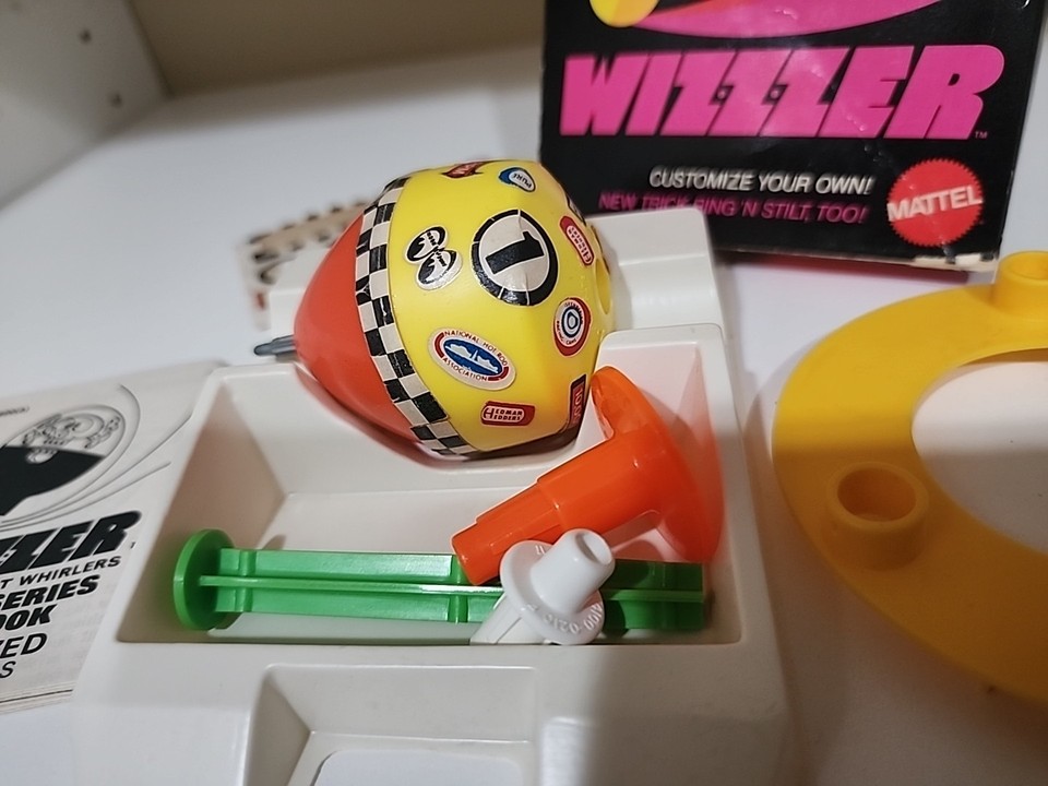 Vtg 1969 Mattel Whizzer Spinning Top STP Goodyear | eBay