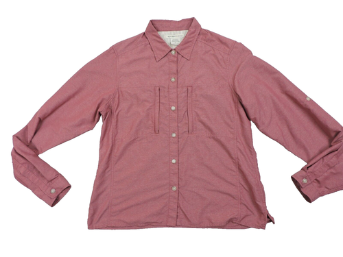 ExOfficio Dryflylite Long Sleeve Women's Shirt Medium UV Protection ...