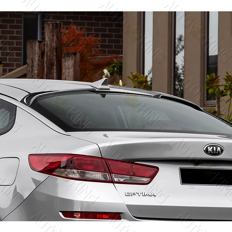 FIT 16-20 KIA OPTIMA K5 REAL CARBON FIBER REAR WINDOW ROOF VISOR ...