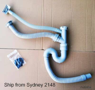 DOUBLE HOSE CONNECTION CONNECTOR PACK FOR DUAL SINK 40MM | eBay Australia