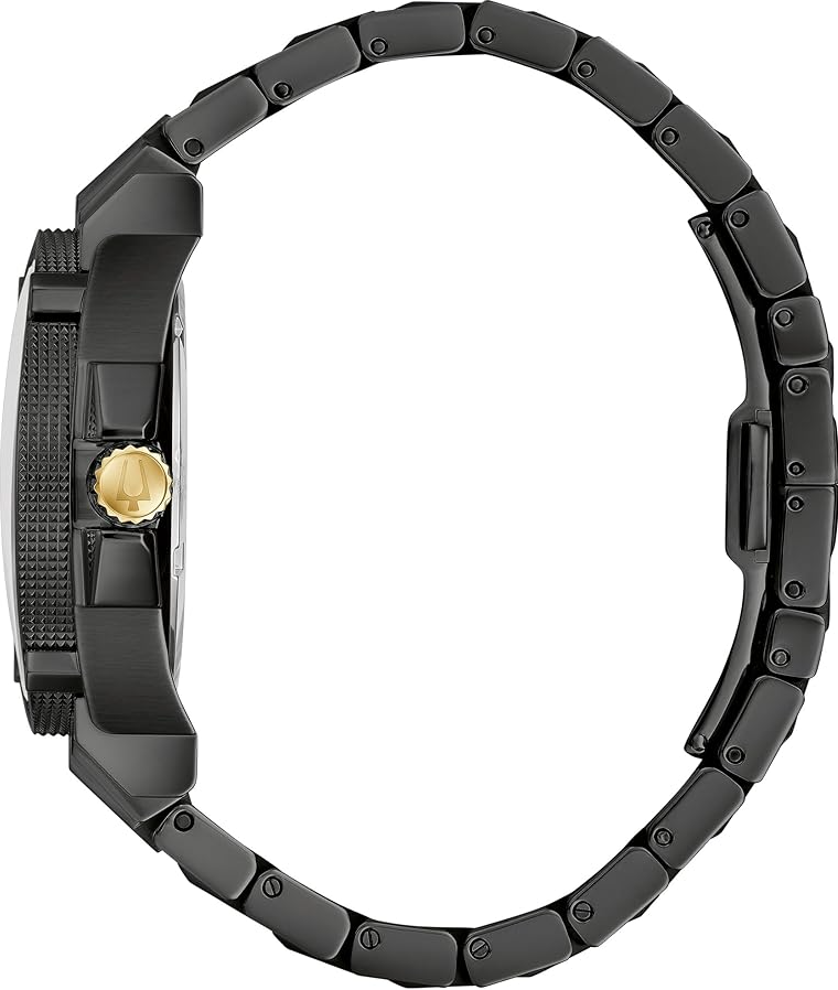 Bulova Precisionist Icon Sapphire Crystal Black Men’s Watch 98B408 ...
