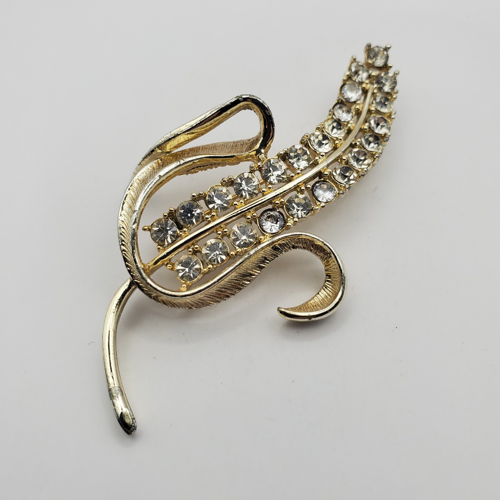 Vtg Sarah Coventry Radiance Corn Husk Brooch Signed 4… - Gem