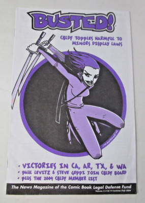 Busted! Vol 2 #18/19 Sum/Fall 2004 [FN/VF] CBLDF Official Newsletter ...