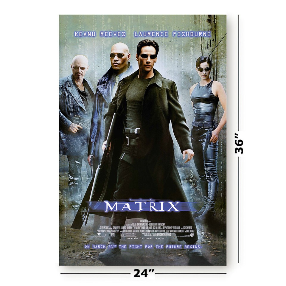 The Matrix - Movie Poster (Regular Style) (Size: 24" X 36") | eBay