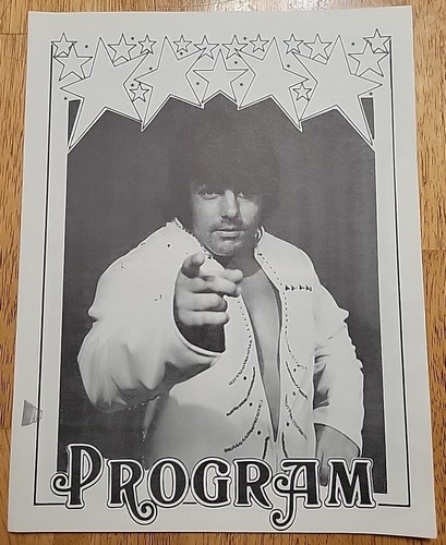 Jarrett Promotions Championship Wrestling Match Program 11/5 Nashville ...