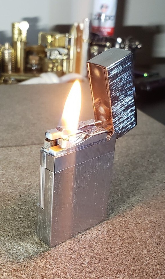 VINTAGE CLASSIC STYLE ROLLER LIGHTER Trench Retro Fuel Saving Lighter O ...