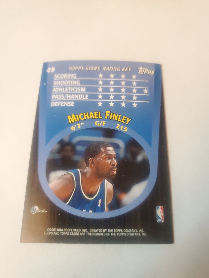 2000-01 Topps Stars Michael Finley #49 | eBay