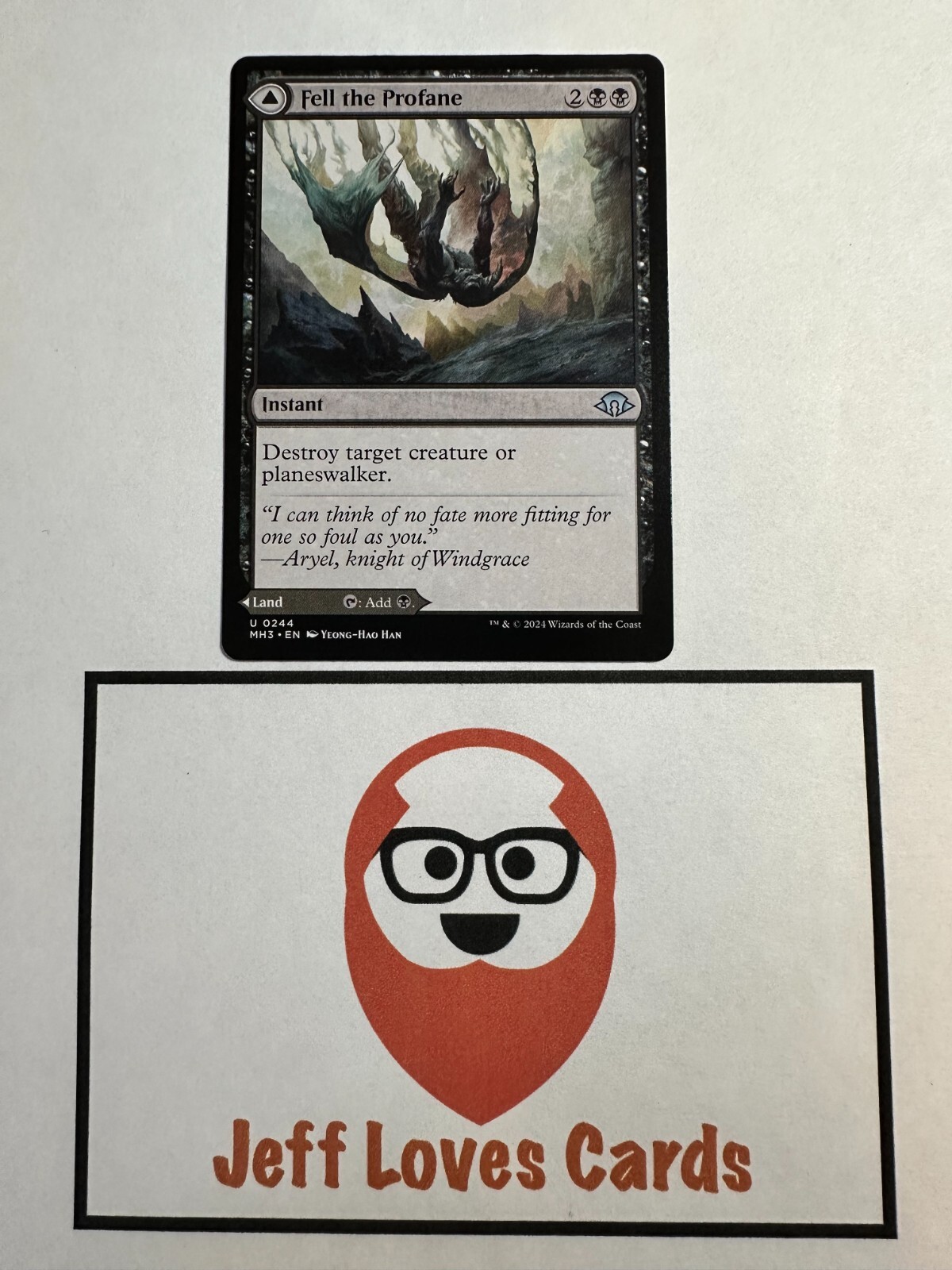 Fell the Profane - Magic the Gathering 0244 (MH3) | eBay